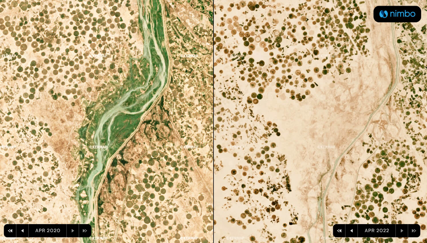 Satellite imagery and climate change : monitoring the impact of drought ...